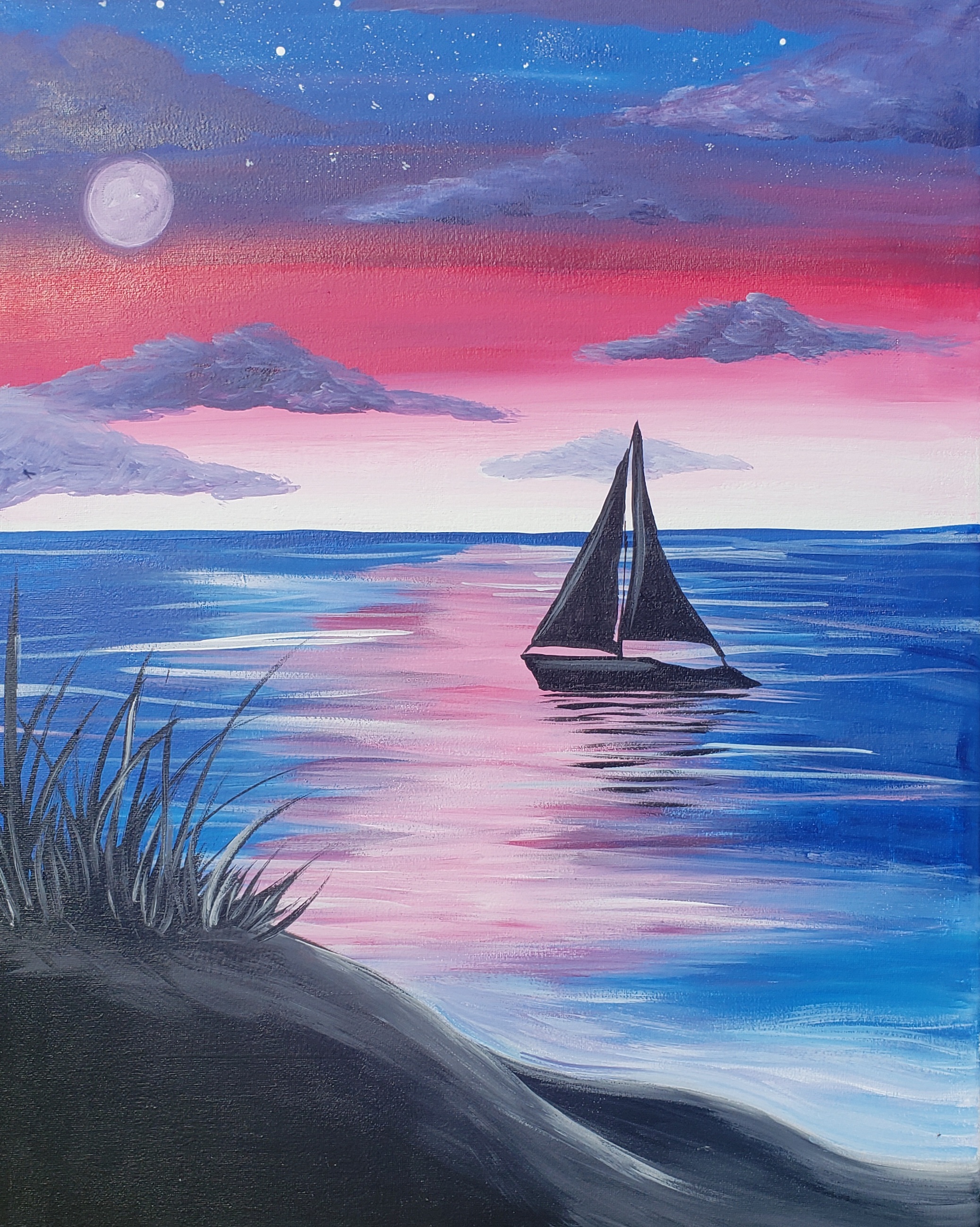 Paint Along Party Examples! – Art Room Happenings!